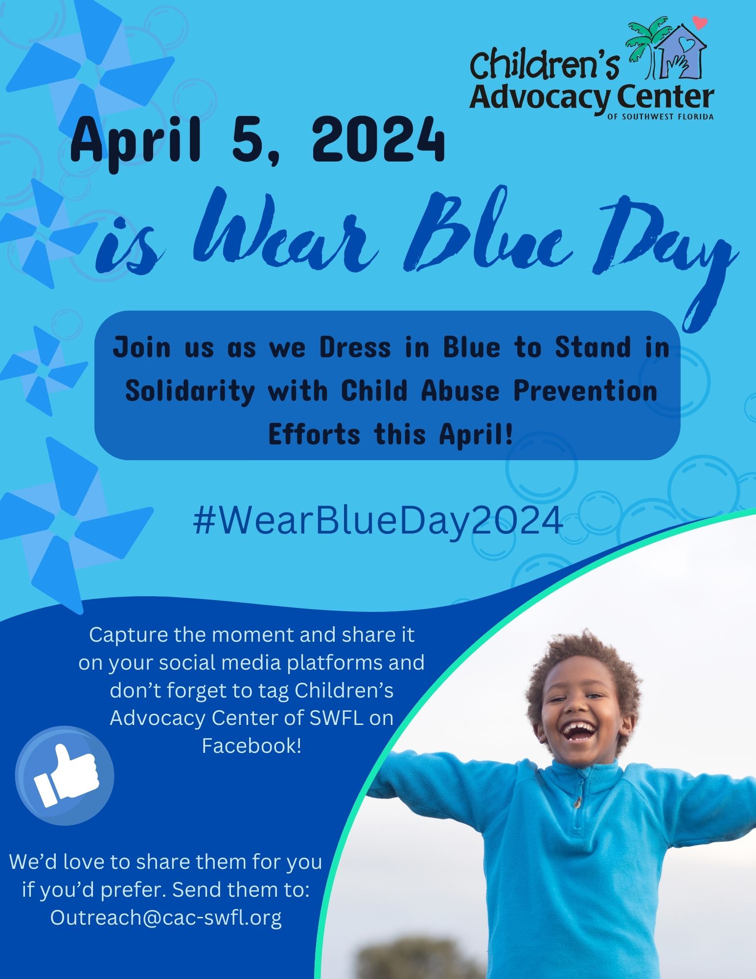 Wear Blue Day - Children's Advocacy Center of Southwest Florida